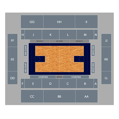 San Francisco War Memorial Gymnasium Seating