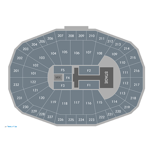 Map Seating Chart Sprint Center T Mobile Center Interactive