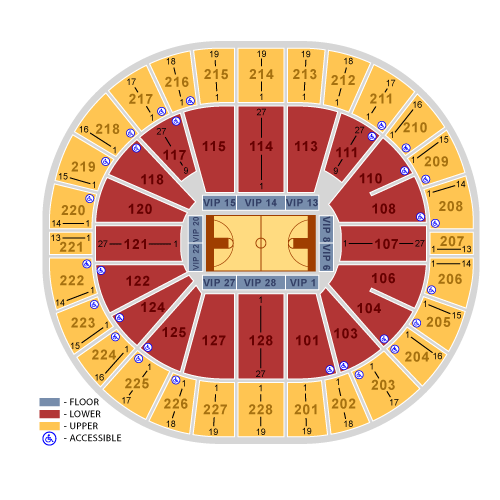 Key Arena Seating Chart